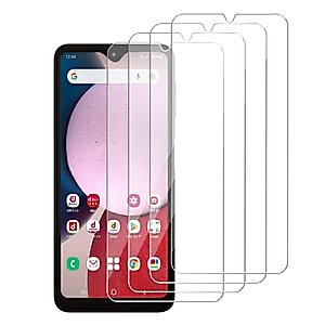 iCsapr [4 Pack] Glass Screen Protector Compatible for SamsungGalaxy A23 5G [9H Hardness]-HD Screen Tempered Glass, Scratch Resistant, Easy Install [Case Friendly][Bubble Free]