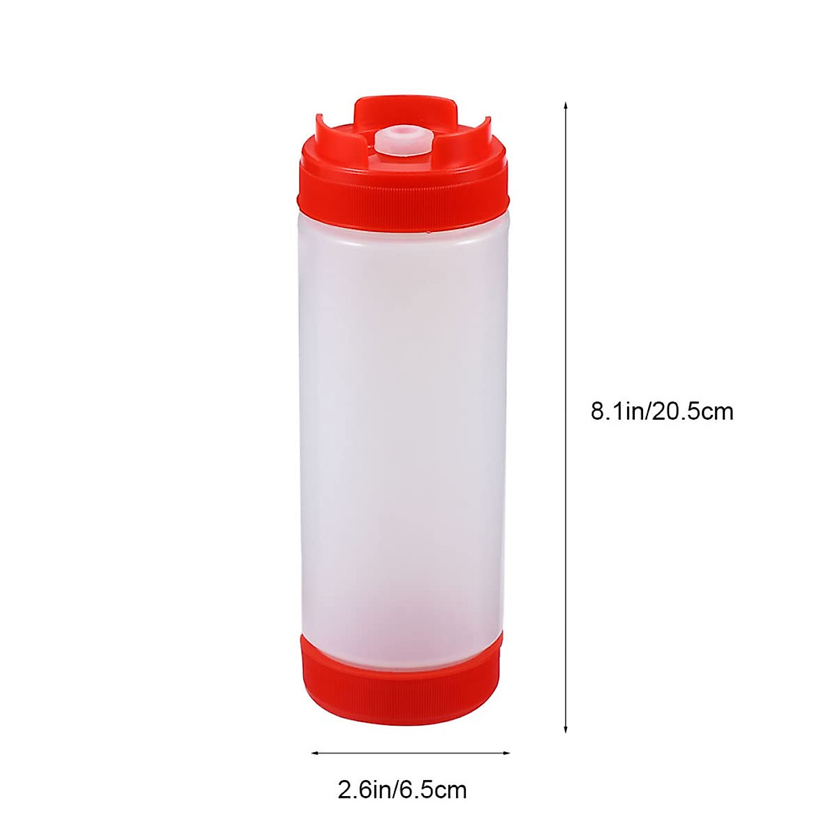 SALAD DRESSING BOTTLE- These squeeze bottle has a proper capacity that can meet your home sauce storage use.