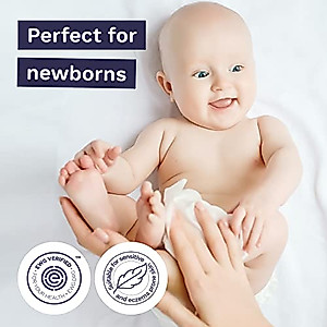 Pura Baby Wipes, 100% Plastic-Free & Plant Based Wipes, 99% Water, Suitable for Sensitive & Eczema-prone Skin, Fragrance Free & Hypoallergenic, Cruelty Free, EWG Verified, 1 Pack of 60 Wet Wipes