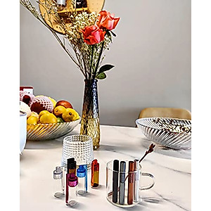 Reusable drinking straws Aluminum alloy straw Aluminum alloy environment-friendly short straw Portable Dispenser vial （9 pack）