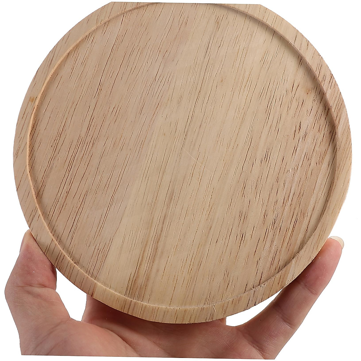 HOMSFOU 2pcs Wall Mount Bookshelf Wood Decor Wall Hooks Decorative Wall Mounted Bookshelves Wood Trim Wood Bookshelf Round Bookshelf Wall Decor Holder Wall Shelf Wooden Rack Television 15c