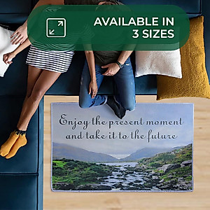 Giant Floor Low Pile Rugs for Indoor - 20" x 30" Non Slip Washable Mat - Perfect as Indoor Kitchen mats, Doormats, Bathroom mats & More! | Rubber Backed mat Made with Polyester