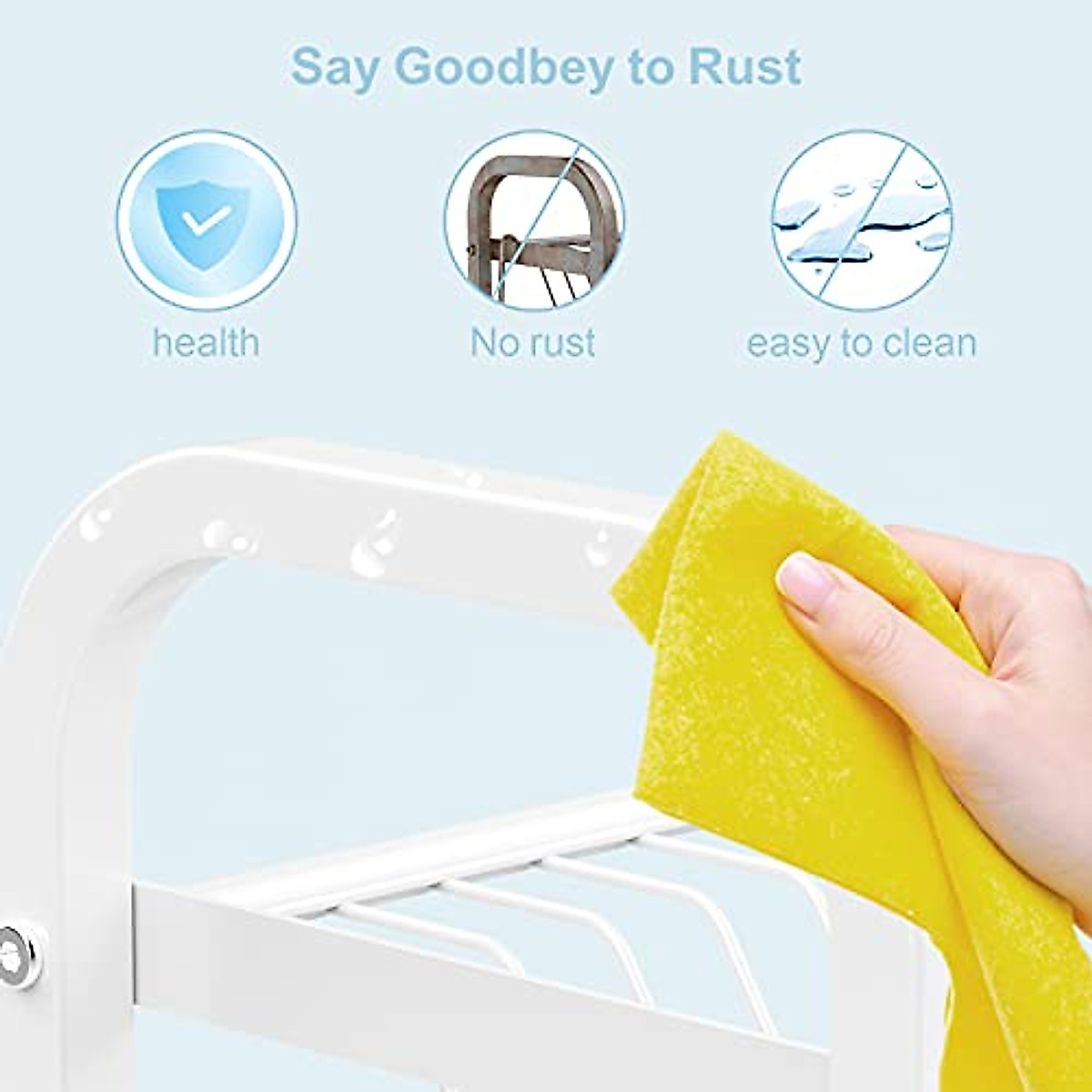 iSPECLE Dish Drying Rack and Sink Caddy, Stainless Steel Dish Rack and 3-in-1 Kitchen Sponge Holder, Bundle Sales, 2 Packs