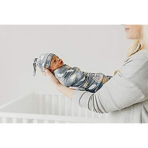 Copper Pearl Large Premium Knit Baby Swaddle Receiving Blanket Hope