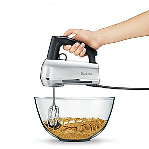 Breville Handy Mix Scraper Hand Mixer, Silver, BHM800SIL