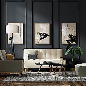 eLuxurySupply Modern Plush Futon Couch - Tufted Fabric Sofa Bed with Soft Cushions and Wide Backrest - Multi-Functional with Button Tufting Details on The Back and Seat - Cream