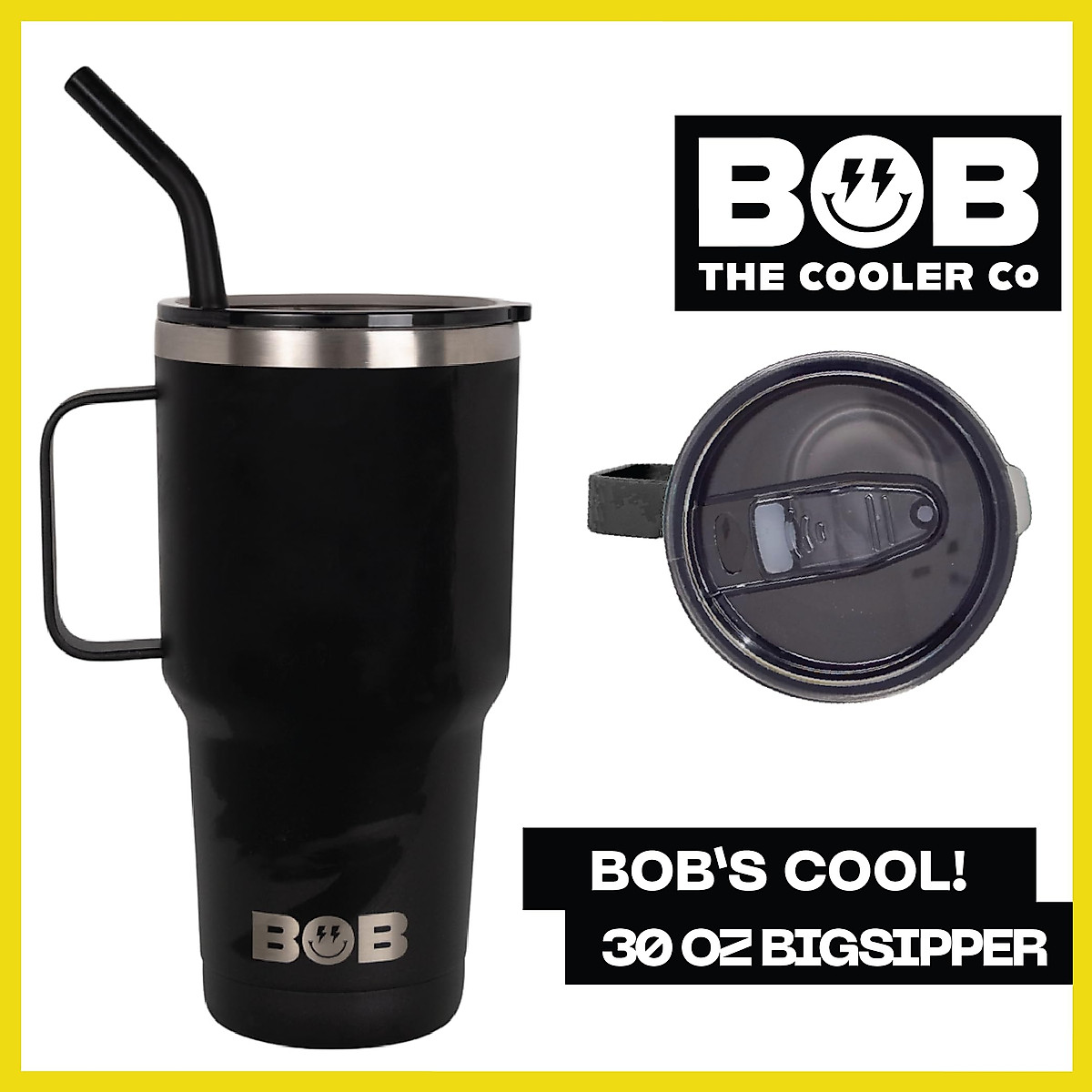 BOB THE COOLER CO 30Oz Tumbler (Black)