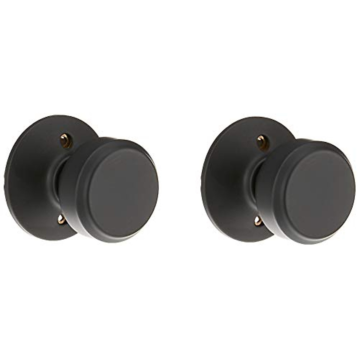 Schlage Lock KNOB Passage Bowery MAT Black F10BOW622