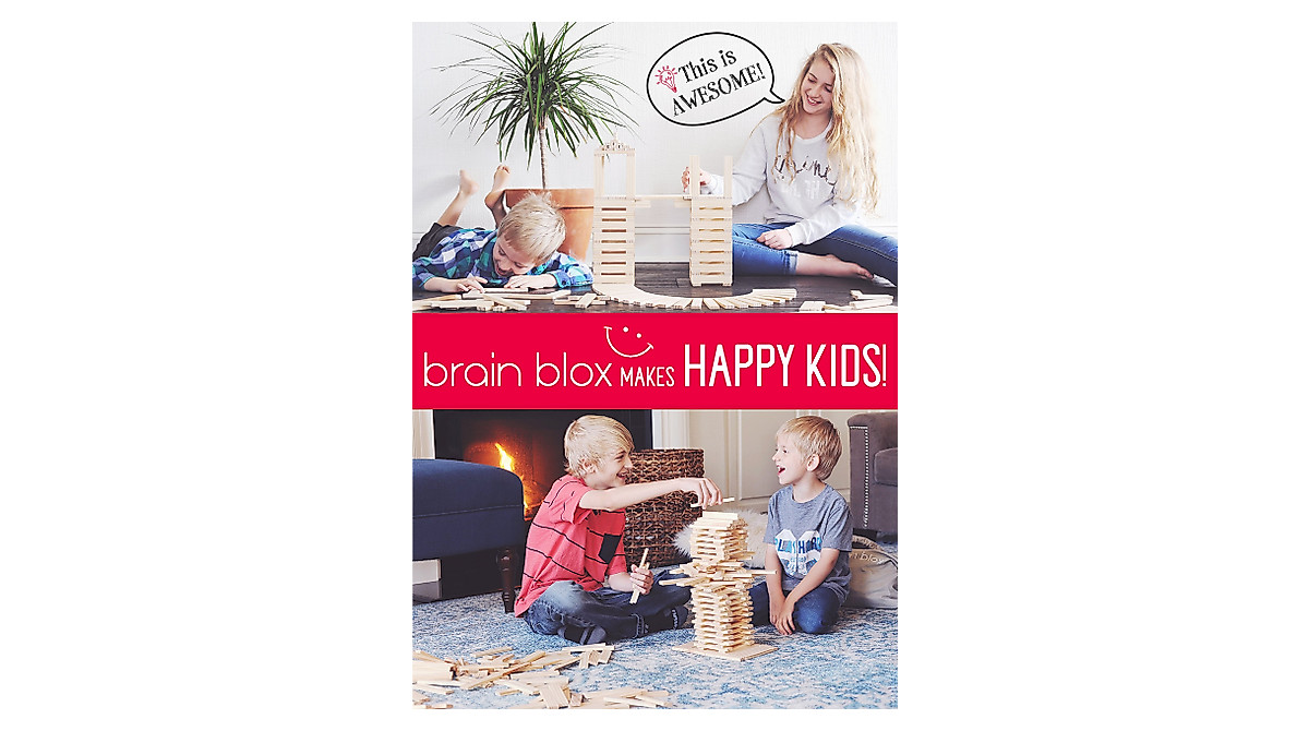 Brain Blox Wooden Blocks - STEM Learning for Kids
