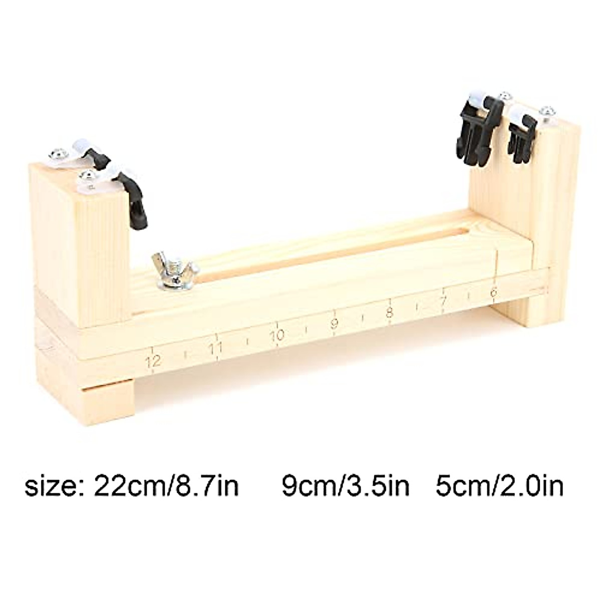 plplaaoo Paracord Bracelet Jig, Adjustable Paracord Jig Woven Wooden Frame, Wristband Maker Paracord Braiding Weaving DIY Craft Tool Kit, Paracord Braiding Weaving Craft Tool