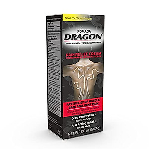 Dragon - Ultra Strength Pain Relief Cream for Muscle, Back and Joint Pain Cream, 2 Ounce (Pack of 3)