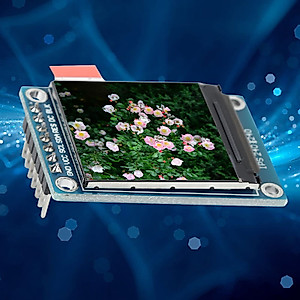1.3 Inch IPS Color LCD Display Module 240x240 RGB 3.3V SPI ST7735 Vivid and Intuitive, 4 Mounting Holes for Arduino