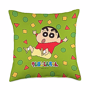 Crayon Shin-chan Banzai Shin-chan Throw Pillow, 18x18, Multicolor