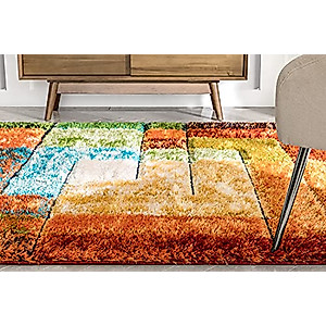 Well Woven Kizi Multi Abstract Geometric Area Rug (3'11" x 5'3")