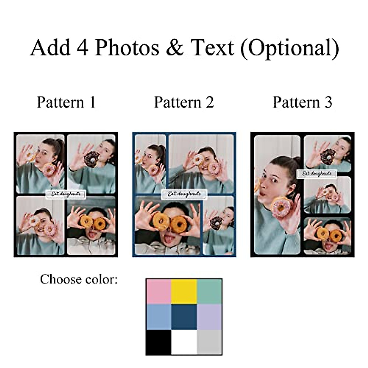 Artsadd Custom Blankets with 4 Photos, Picture Collage Customized Blankets, Personalized Throw Blanket for Dad, Mom, Kids, Friends or Lover, Birthday, Father's Day, Valentines Gifts 60"x80"