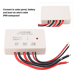Smart Solar Panel Battery Regulator Boost PV Controller Overload Protection 3.2V to 5V for Caravan Monitoring (3.2V-B)
