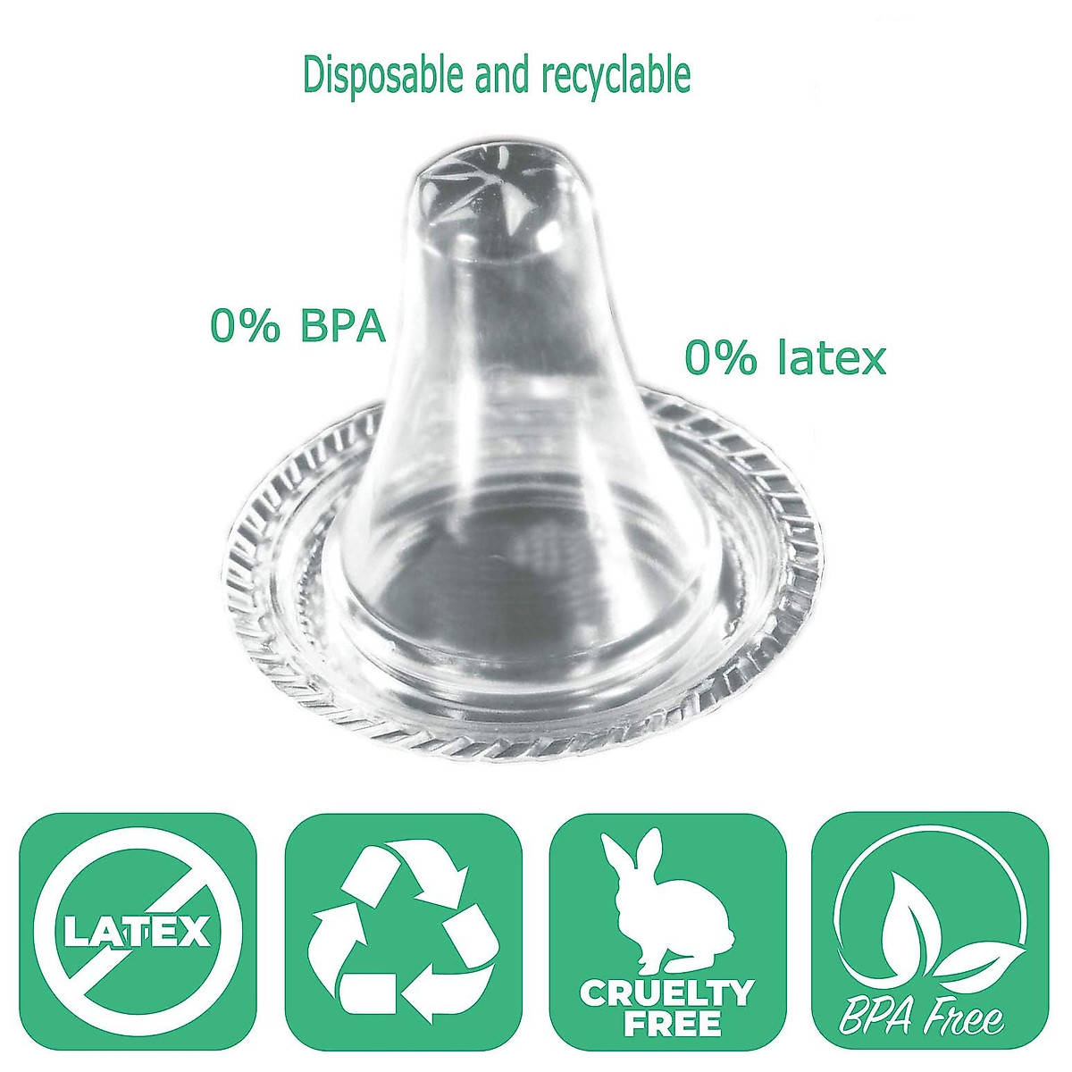 Happy-house 200 Counts Ear Thermometer Probe Covers Refill Caps Lens Filters for All Braun Thermometer Models Thermometers, Disposable Covers for Digital Ear Thermometers