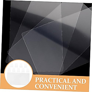 KICHOUSE 10pcs Board 3D Pen Accessories Painting Mat 3D Drawing Paper Templates 3D Pen Stencils 3D Pen Mat Basic Template 3D Pen Graffiti Pad 3D Printing Pen Mat PVC White