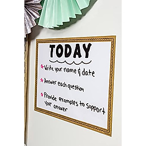 Teacher Created Resources (77327) Black Funtastic 1-3/4" Clingy Thingies Letters