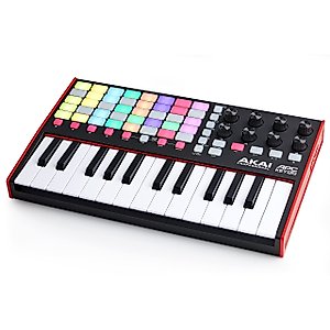AKAI Professional APC Key 25 MK2 - 25-Key USB MIDI Keyboard Controller for Clip Launching with Ableton Live Lite, 40 RGB Pads and 8 Rotary Knobs