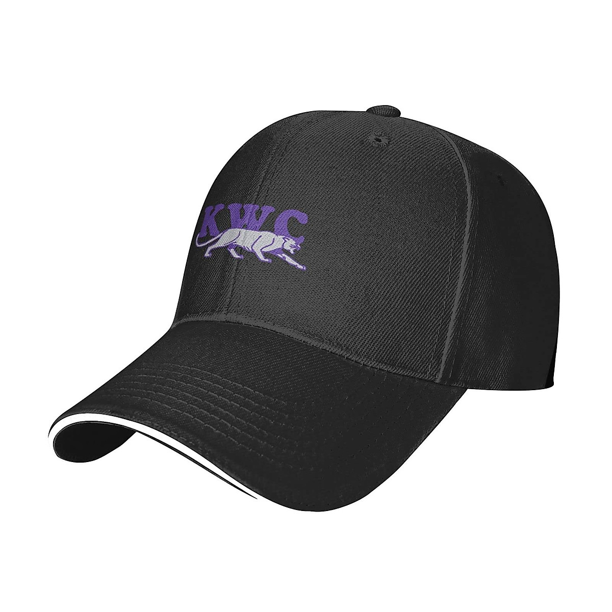 Kentucky Wesleyan College Logo Unisex Casual Sandwich Baseball Cap Adjustable Black