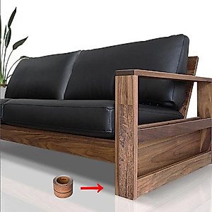 Audvln Wood Grain Repair Tape, 2 inches x 32 feet Wood Grain Tape, Self-Adhesive Wood Tape for Furniture, Flooring, Cabinets, Doors, Windows, Handmade DIY (Begonia Wood Color, 2in)