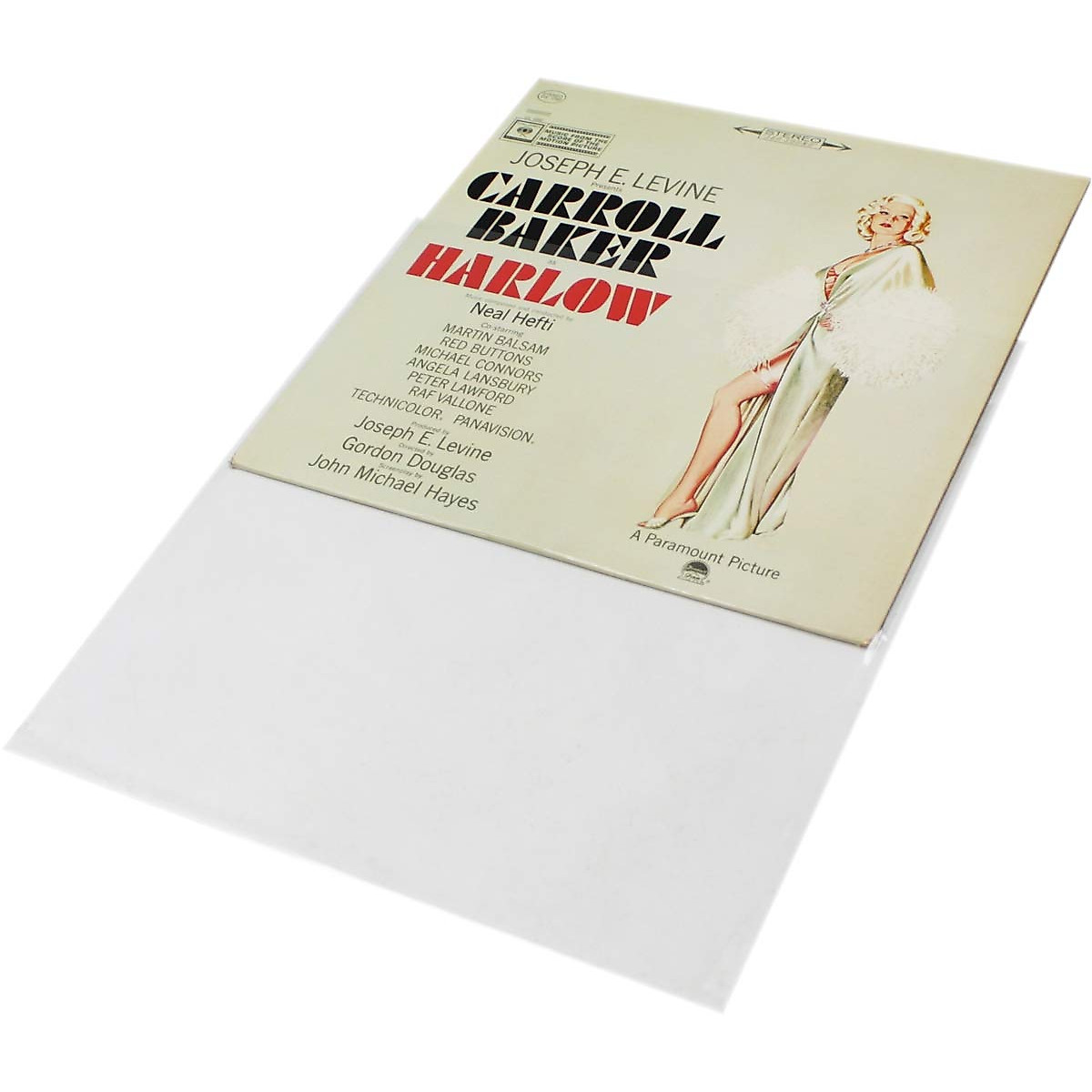 (100) 12" LP Record Outer Sleeves Premium 2.5mil Thick Archival Quality, Super Clear - 12SB025
