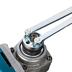 Universal Adjustable Angle Grinder Wrench Pin Spanner Locknut Wrench for Backing Pads on Angle Grinder and Round Nuts with Drilled Holes