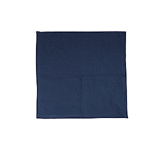 Urban Villa Cotton Dish Cloth Set of 8, Waffle Kitchen Cloth Highly Absorbent Super Soft 12x12 Inch Dish Cloths for Kitchen Cleaning & Drying Dishes Mitered Corner Dish Towels - Blue Solid
