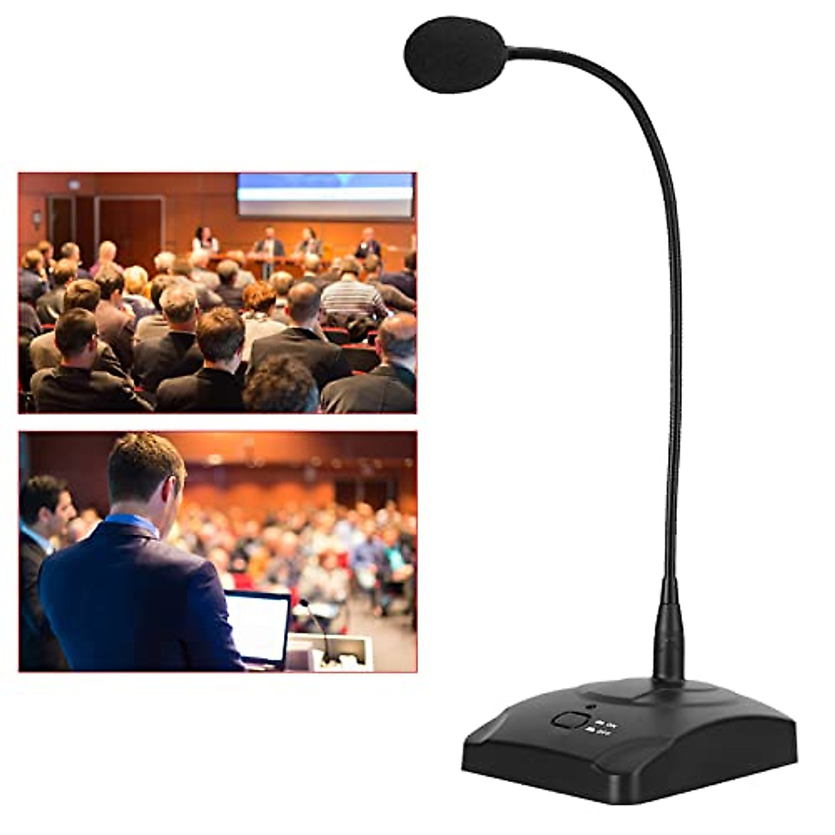 KUIDAMOS Conference Microphone, Plastic SF-38 Microphone for Rallies