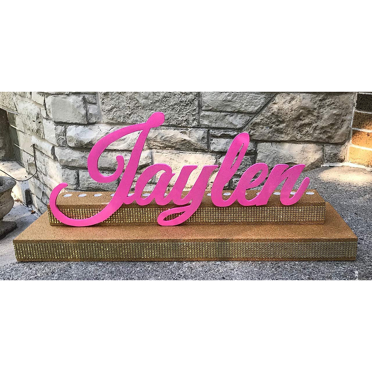 Bar Mitzvah, Bat Mitzvah, Sweet 16, Candelabra, Name Stand, Candle Ceremony, Candle board, Candleholder, Non glitter name