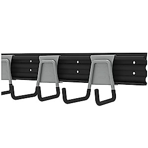 POETISKE Garage Tool Organizer Wall Mount Utiity Hook 2PC Heavy Duty Hanger for Versatile Tools Ladder Chair, 2 Utility hook