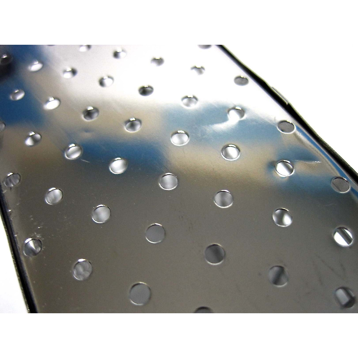 Small Square Stainless Steel Perforated Cutlery Basket Sink Rack Storage Silver by Stopia