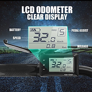 Speedrid Folding Electric Bike for Adults with Peak 800W Motor, 20" x 4.0" Fat Tire Ebike with Mid Located Built-in 48V-10.4Ah Battery, Up to 50 Miles, Front Suspension Fork and 7 Speed