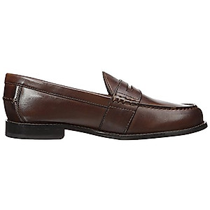 Nunn Bush Men's Noah Penny Loafer Dress Casual Slip On Shoe, Brown, 11 Wide
