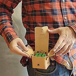 Annoni Rubik Cover, Leather case, Shoulder Strap and Belt or Backpack Hook