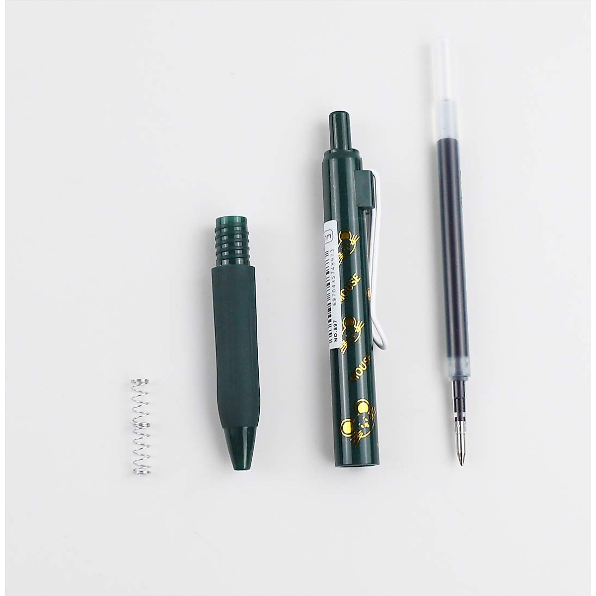 COLNK Colored Gel Pens with Retro Ink Retractable, Premium Vintage Pens for Coloring, Smooth Fine Planner Writing Pens 0.5mm, Assorted Colors, Pack of 8pcs