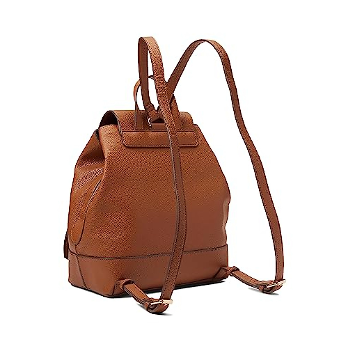 Anne Klein Flap Backpack with Card Case Saddle One Size