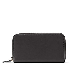 Leatherology Black Onyx Windsor Checkbook Wallet