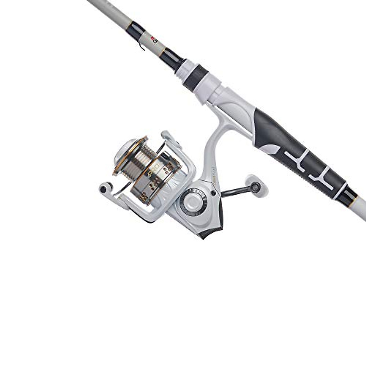 Abu Garcia Max Pro Spinning Reel and Fishing Rod Combo,Grey