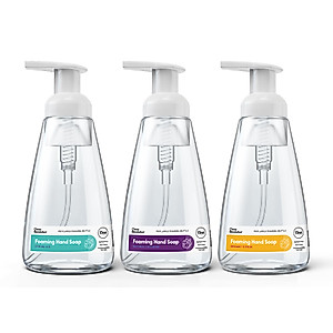 Clean Revolution Ready to Use Foaming Hand Soap, Fragrance Variety 3 Pack| Jumbo 15oz Bottles| Essential Oils|Dreamy Citrus|Fresh Lavender|Spring Air|45 Total Fl Oz, Clear
