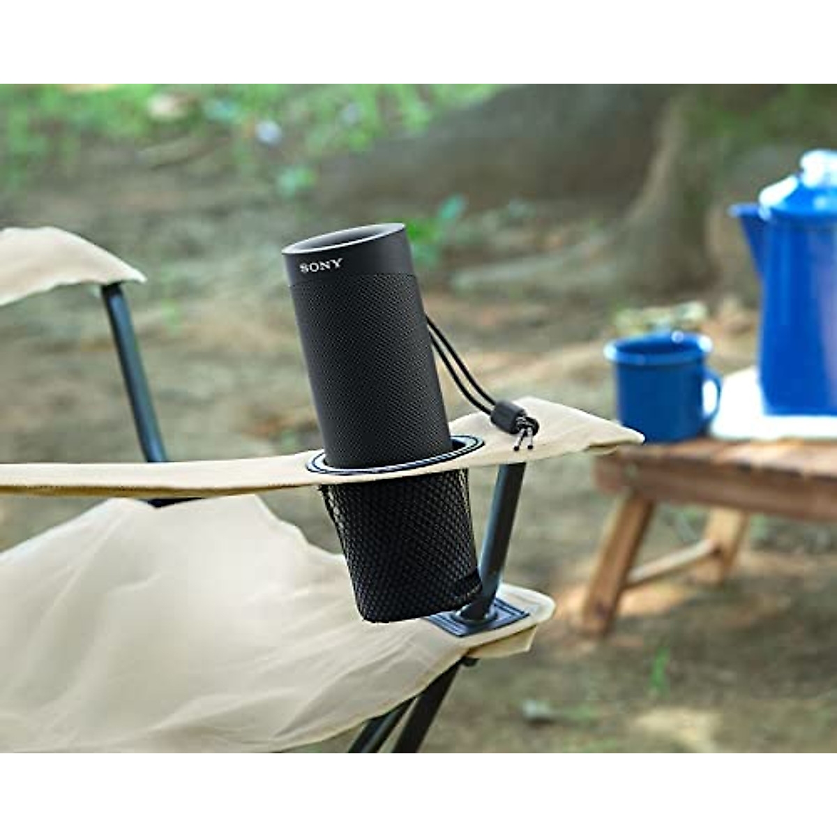 Sony SRS-XB23 - Super-Portable, Powerful and Durable, Waterproof, Wireless Bluetooth Speaker with Extra BASS – Black