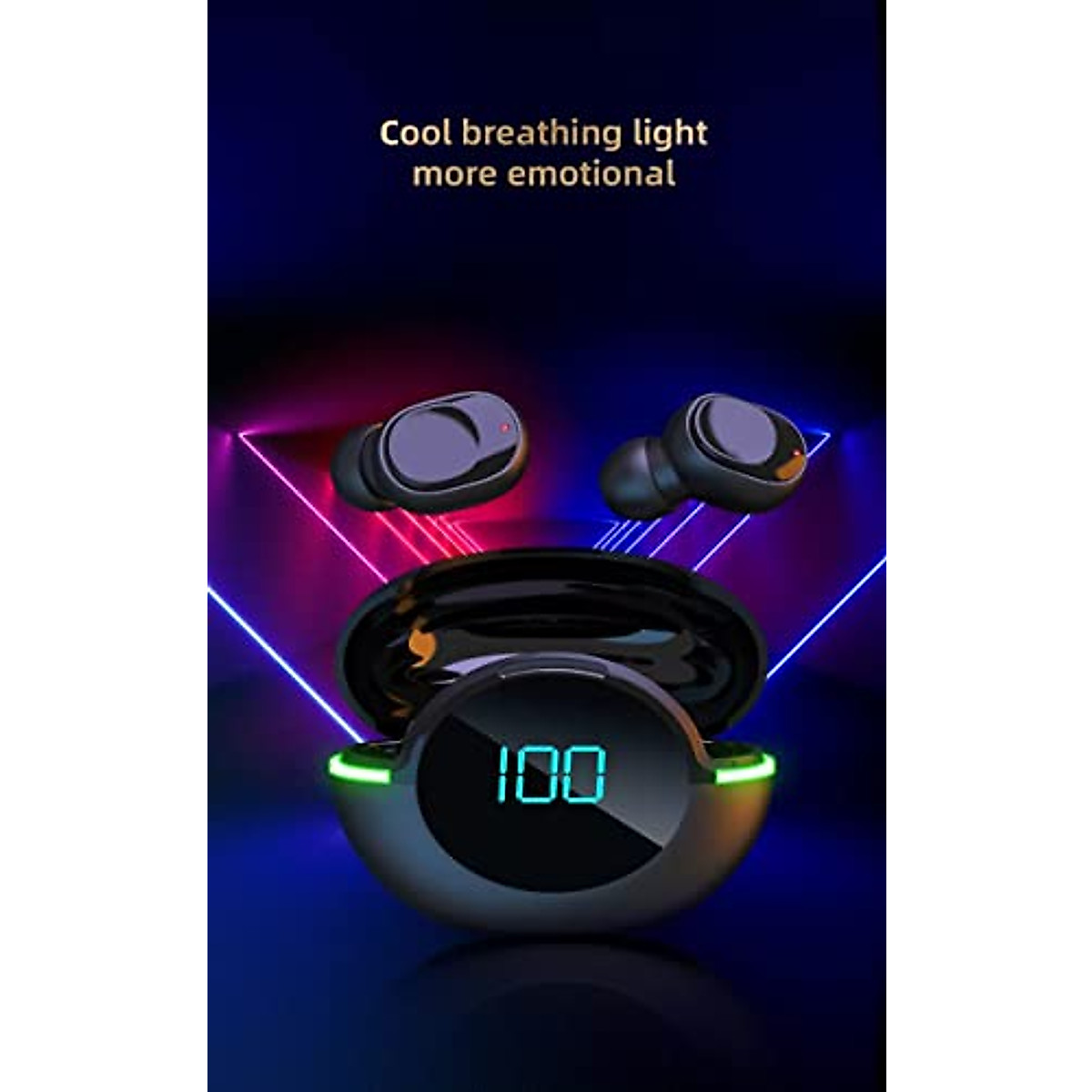 TWS Earphone (Earbuds) HiFi Stereo Mini Power Led Wireless Earphone Headset Y80, Bluetooth Headphone for iPhone, Samsung,LG and Other Mobile Phones, Tablets,TV's, Smart Bluetooth Devices