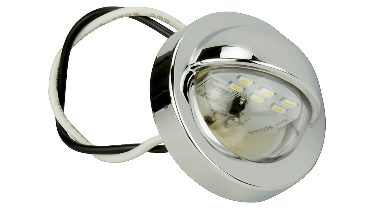 Blazer B165 LED Round License Light - Durable & Bright