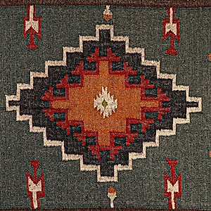 Handmade Jute Area Rug for Bedroom Living Room, Hallway Custom Size, Multicolor Boho Kilim Rug (10x14 feet)