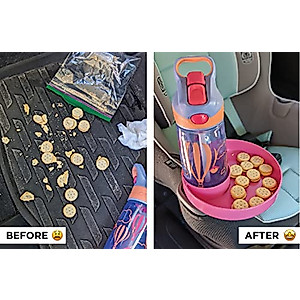 My Travel Tray - Made in USA - A Cup Holder Travel Tray for Car Seats, Enjoyed by Toddlers, Kids and Adults! (Teal)