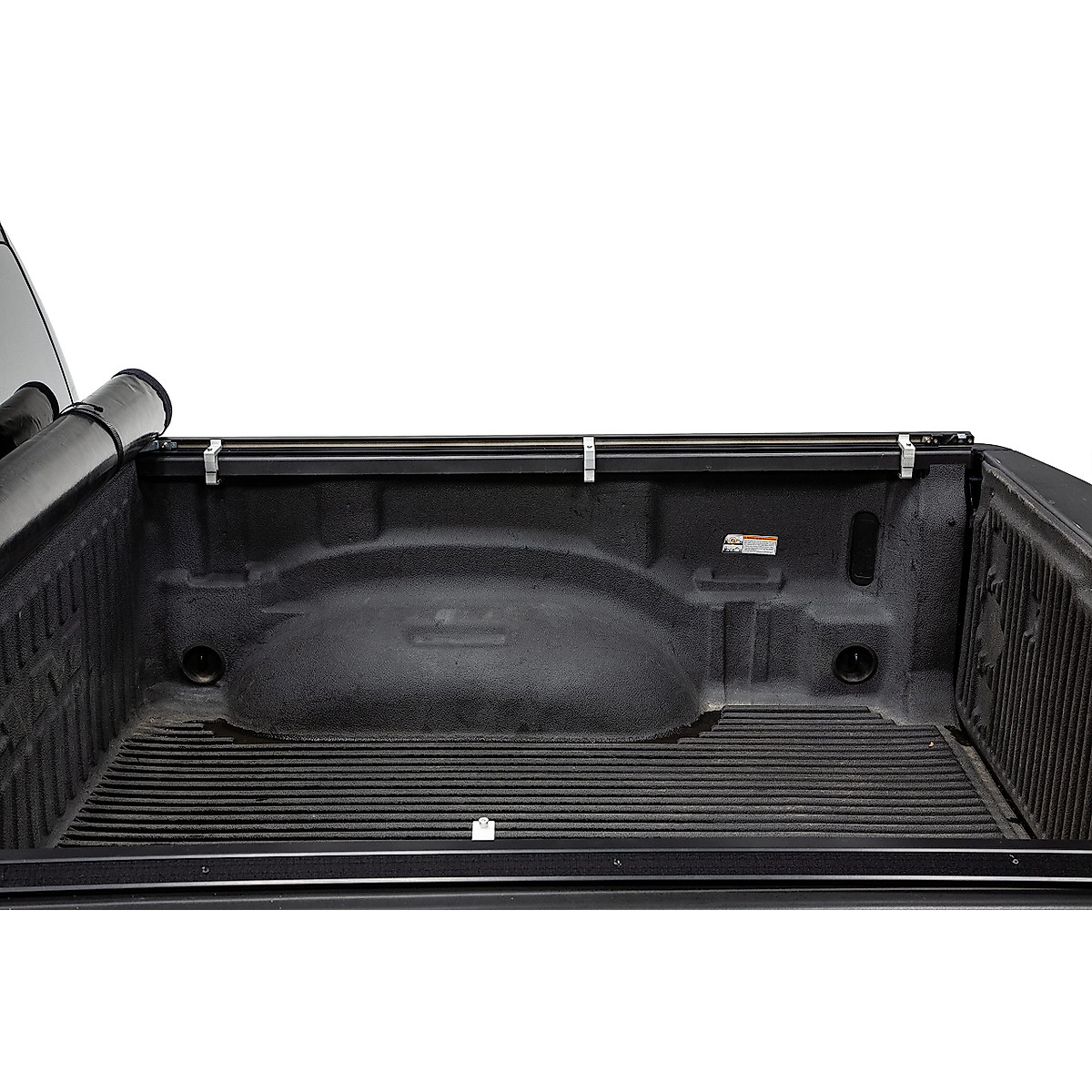 LEER ROLLITUP | Compatible with 2015-2023 Ford F-150 with 5.6' Bed | Soft Roll Up Truck Bed Tonneau Cover | 4R112 | Low-Profile, Sturdy, Easy 15-Minute Install (Black)