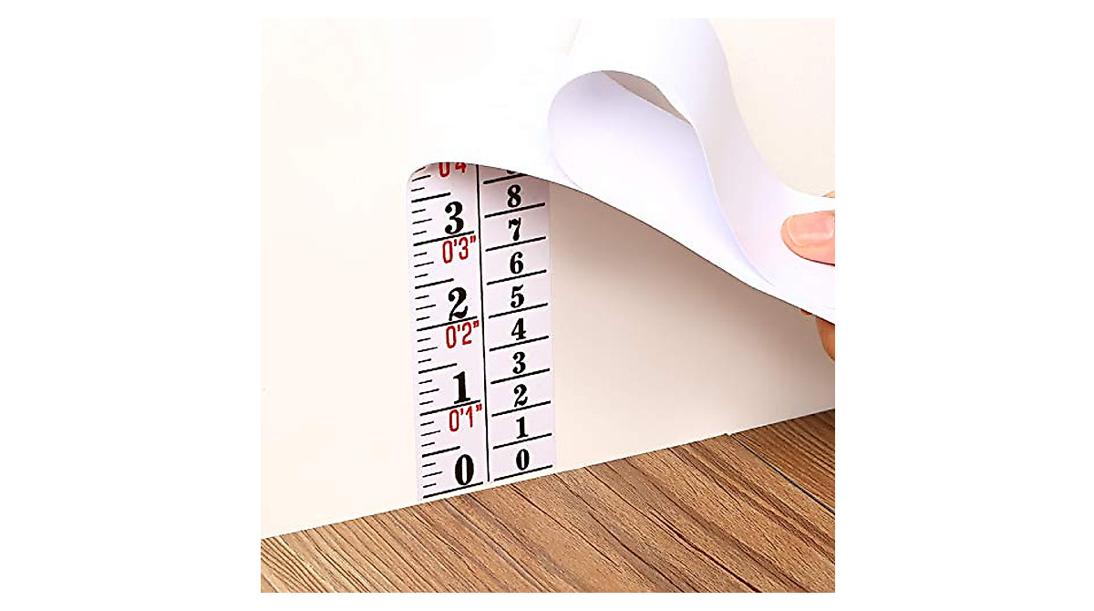 Growth Chart Wall Labels - Easy Height Tracking for Kids & Nursery