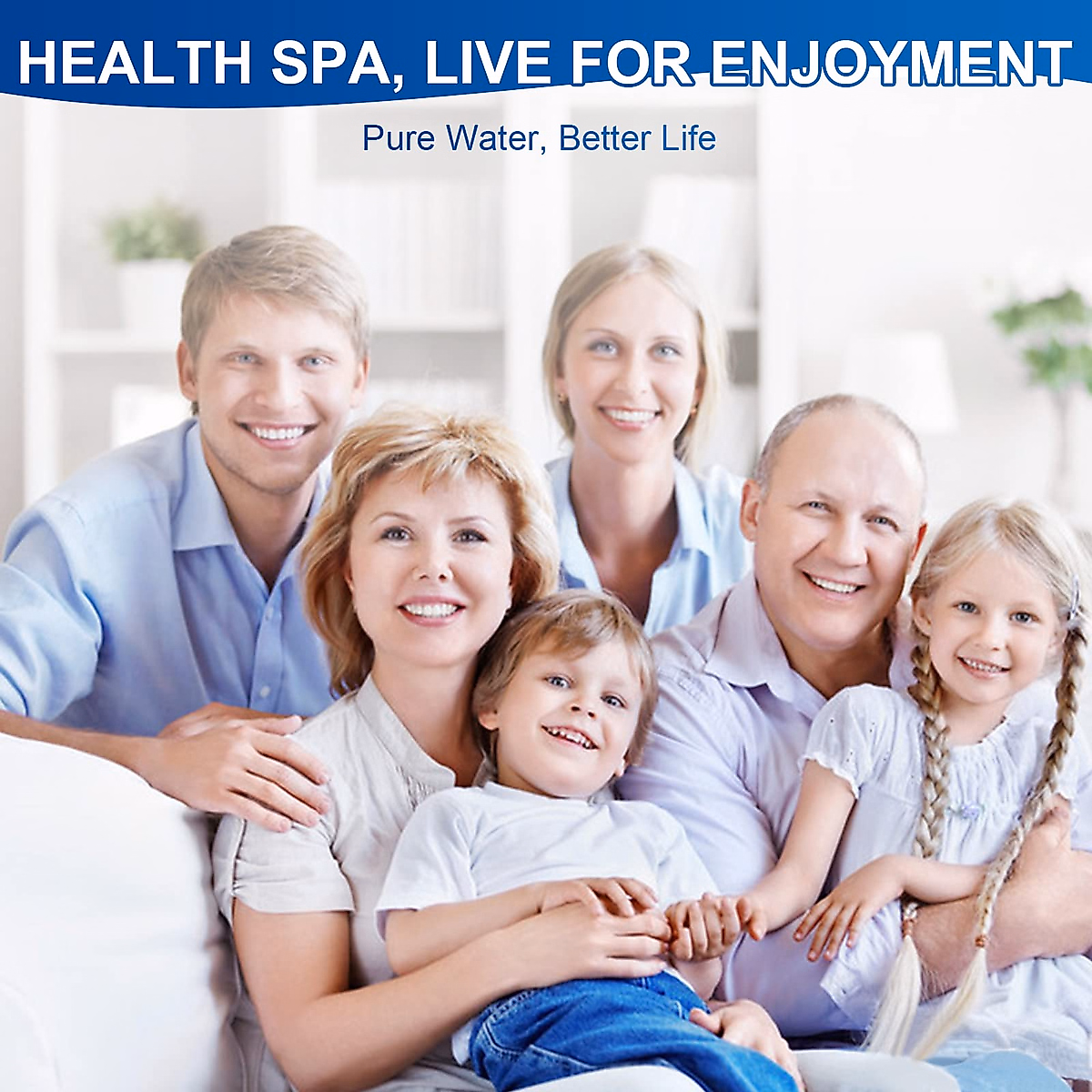 Luxsego Shower Head Filters for Skin Care Shower Head, 4 PCS PP-Cotton Filter Cartridge with Replacement Mineral Filter Beads(1oz), Ideal for Hydro Jet Filtered Showerhead Purify Hard Water