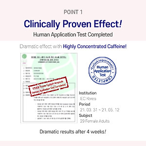 ETUDE Power Eyelash Ampoule 6g (0.21 fl.oz) | Easy and Comfortable Daily Eyelashes Serum | Eyelash Growth Enhancer with Natural Growth Peptides for Long, Thick Lashes | K-beauty